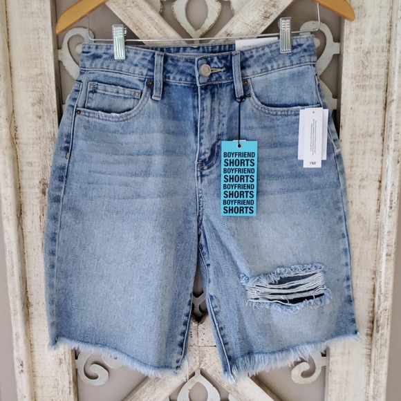 YMI | Shorts | Ymi Womens Junior Frayed Hem Distressed Destructed ...